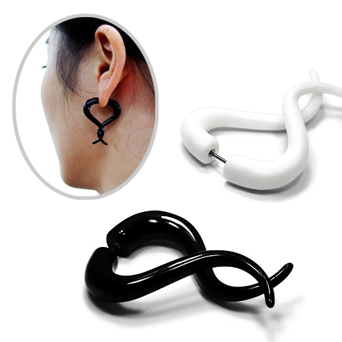 Acrylic Fake Push Pincher- Twister – Korea Body Jewelry