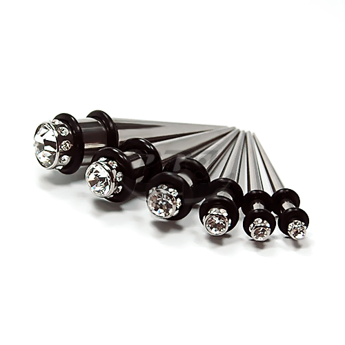 Expander, Multi Jeweled-316L S. Steel – Korea Body Jewelry